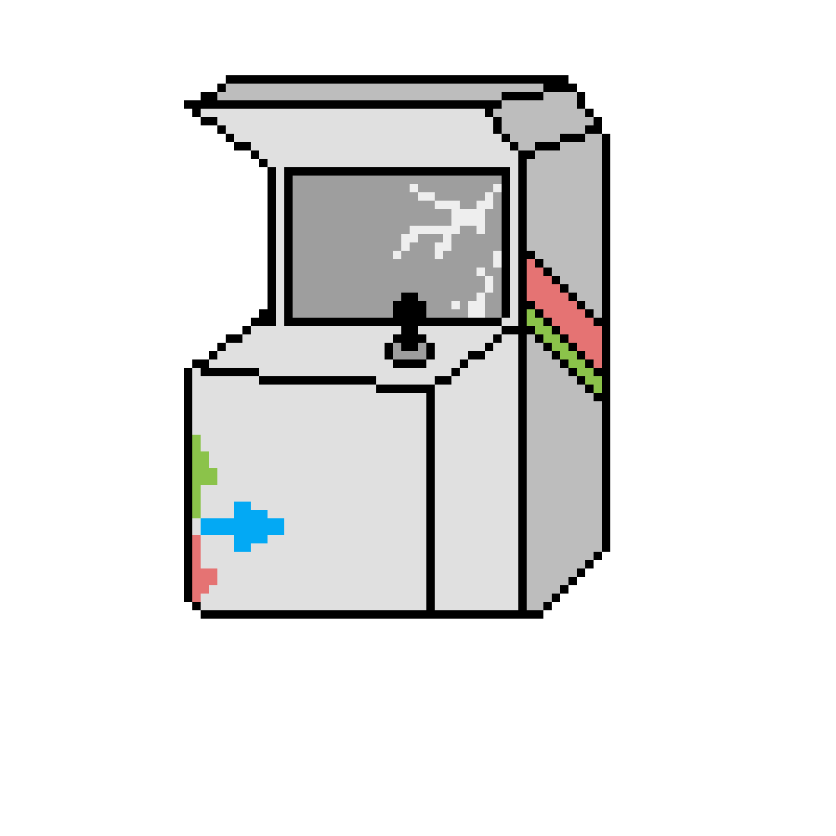 Pixilart - Broken arcade machine by pushmellow