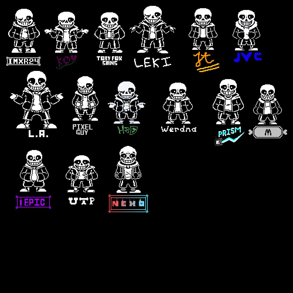Pixilart - Undertale Sans collab by Epic-Artist