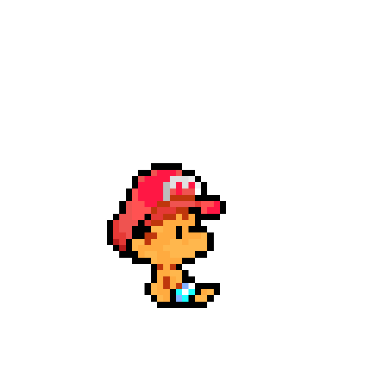 Pixilart - Baby Mario pixel art by Supercat1198