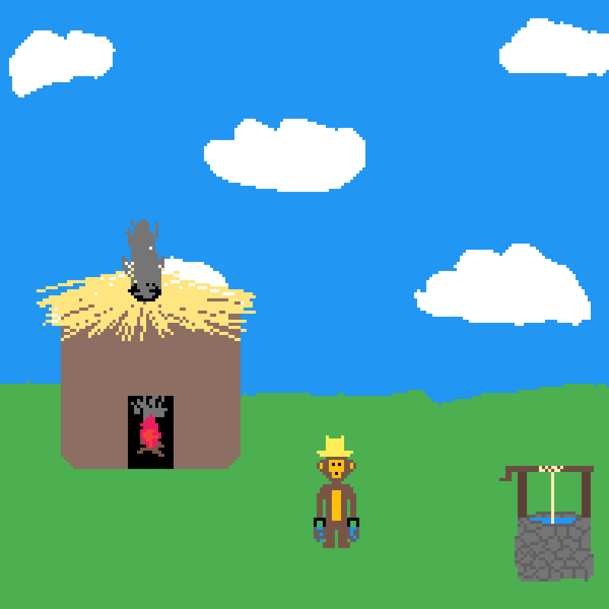 Pixilart - Monkey Village by MonkeyMan