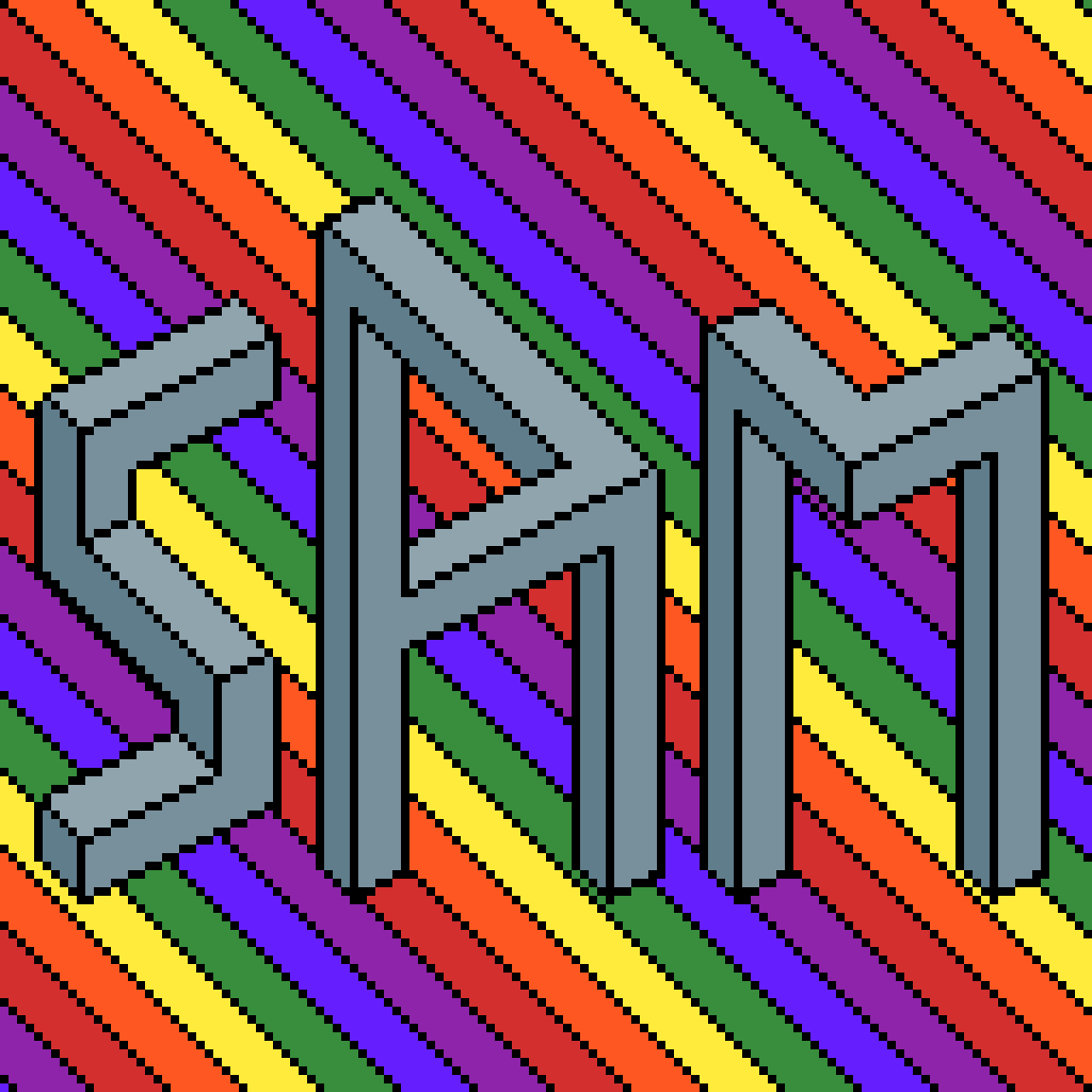 Pixilart - greay SAM whith gif pride by samar8tor