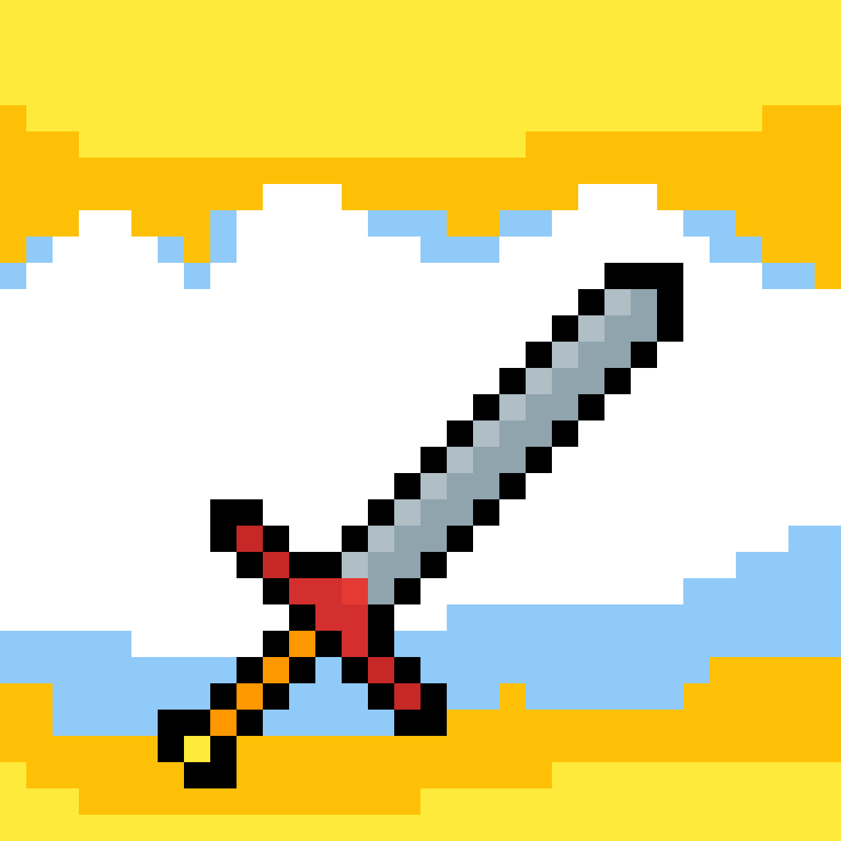 Pixilart - Pixel Art Sword GIF by DinoDev