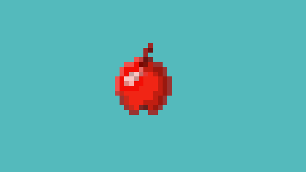 Pixilart - Minecraft apple by MuffinMan12345
