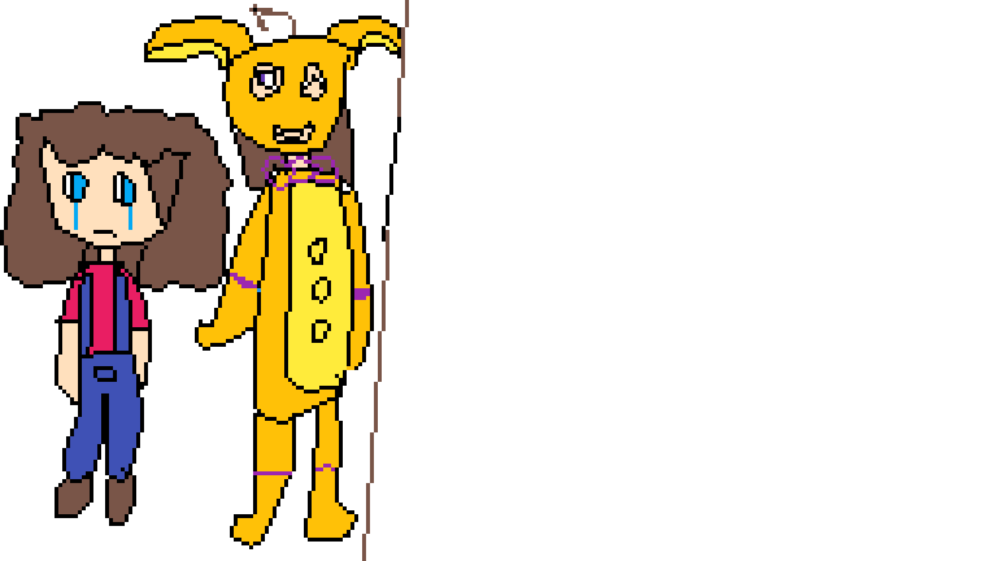 Pixilart - fnaf alive sarah au my au by michela89