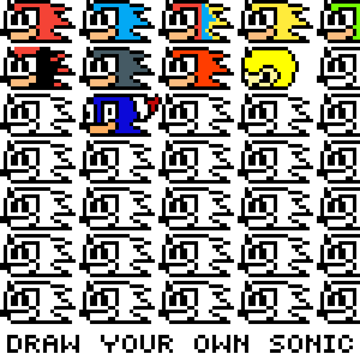 Pixilart - sonic colab by Veccour