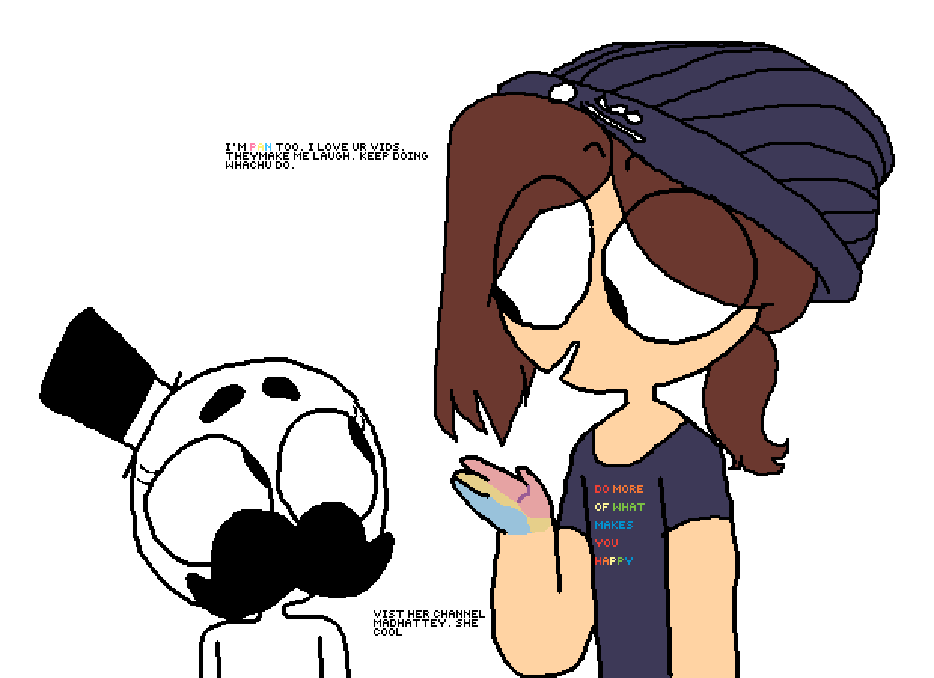 Pixilart - MadHattey Visit Now by WitchyCat