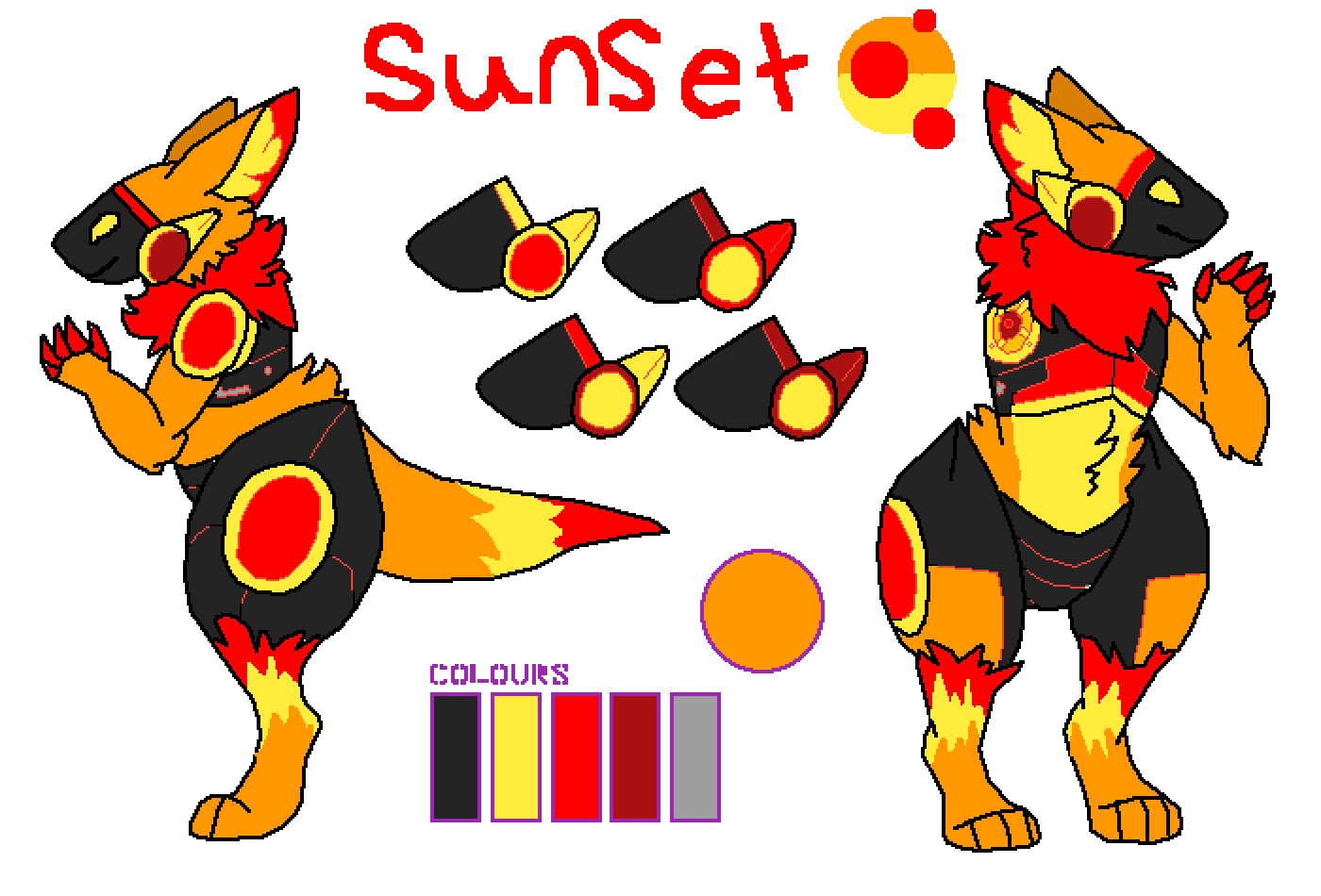 Editing a protogen - Free online pixel art drawing tool - Pixilart