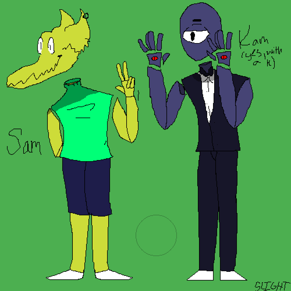 Pixilart - Sam and Kam by Astro-not