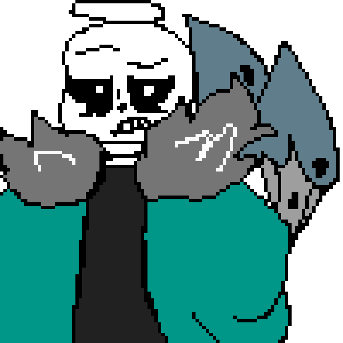 Pixilart - FallenHelp Sans by LAUGHISFUN