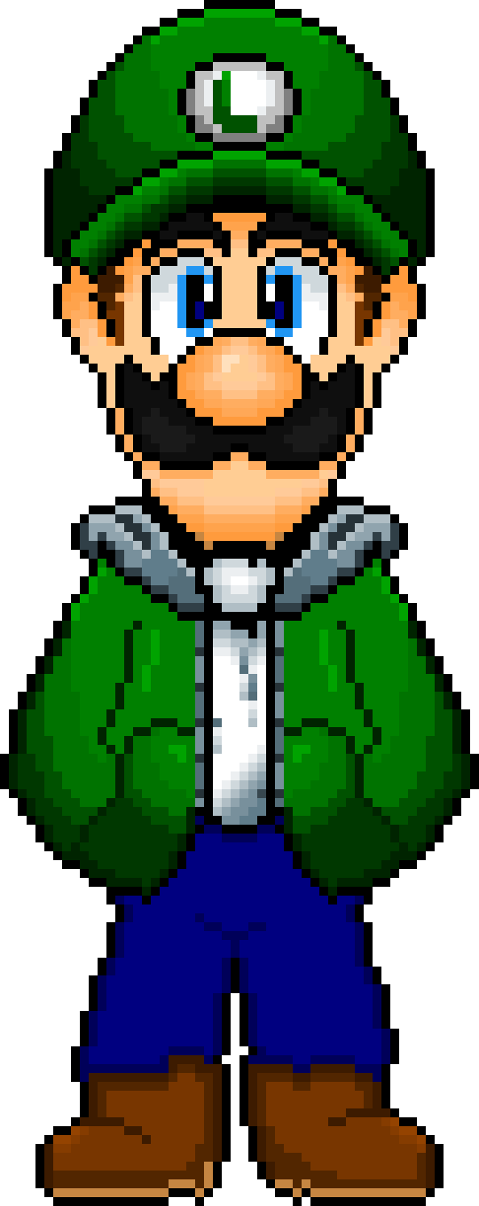 Pixilart - SwapToad Luigi HD by RyanNotHere