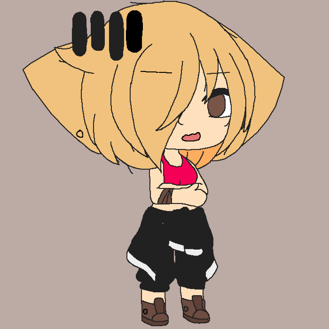 Editing My gacha person - Free online pixel art drawing tool - Pixilart