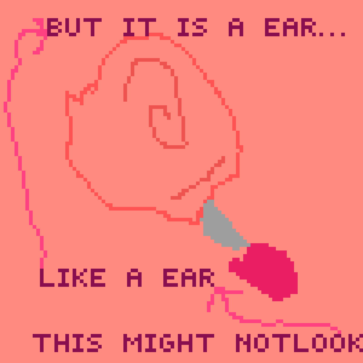 Pixilart - ear by yeetboi12346