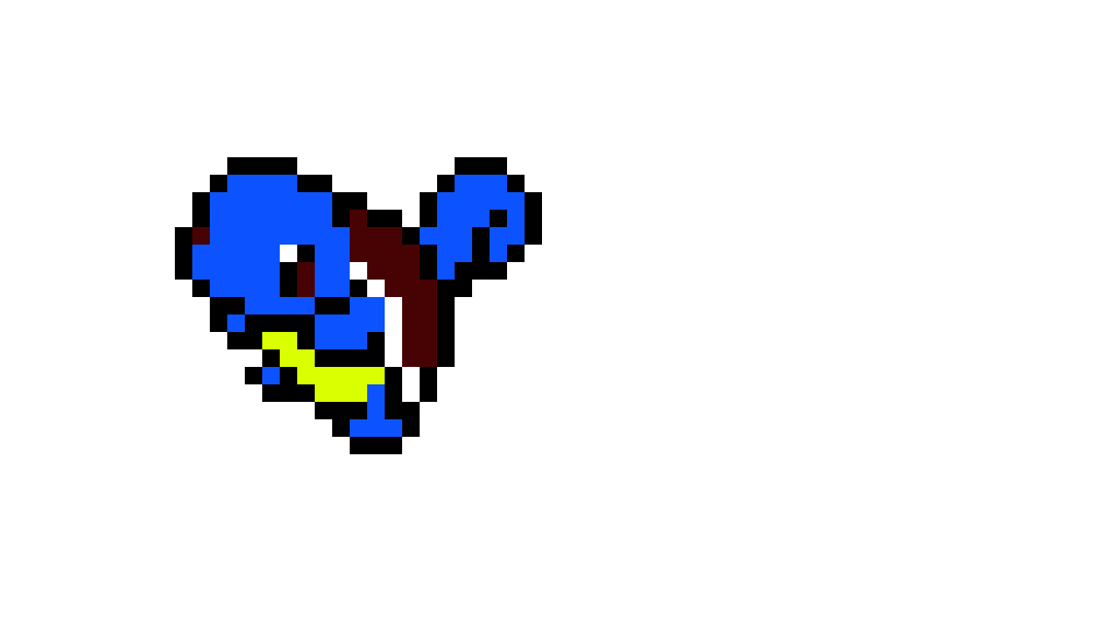 Pixilart - 8-Bit Squrtle by Mitch45667