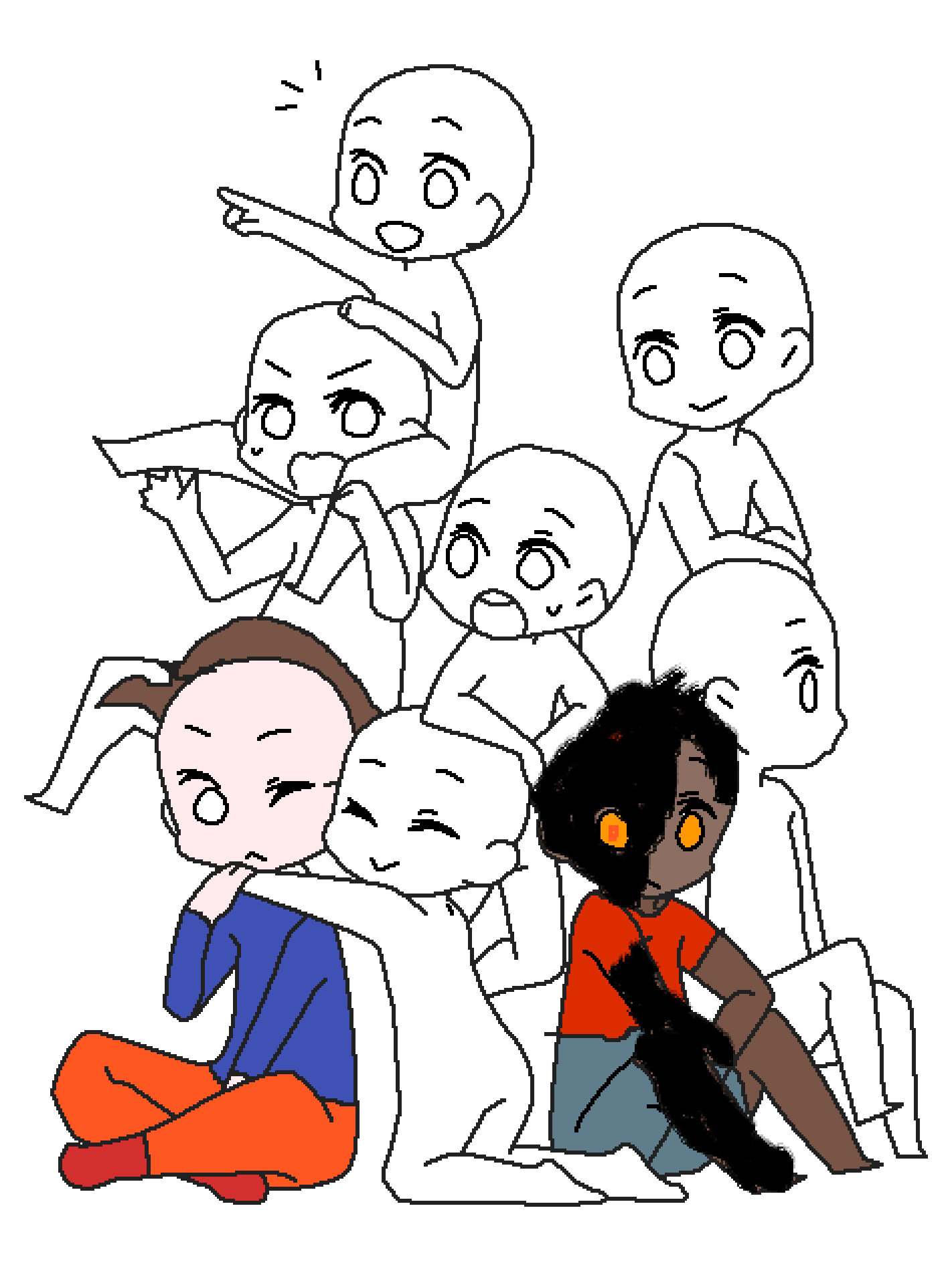 Pixilart - Base Bunch 2 by a-arson-lover