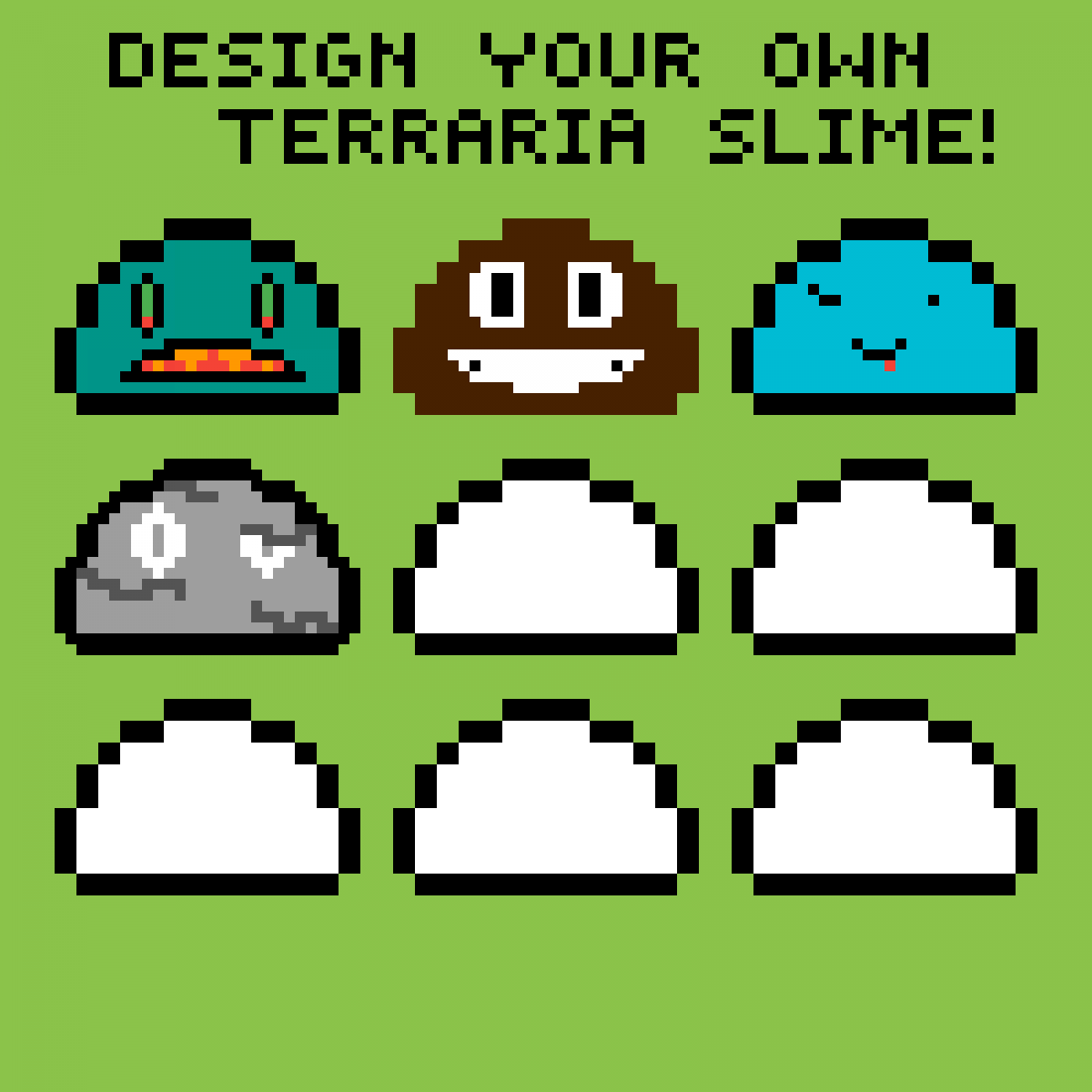 Pixilart - Design Your Own Terraria Slime by LilPixelMonster