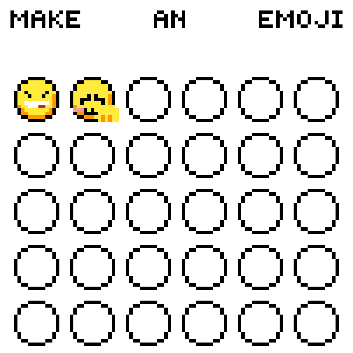 Editing Emoji Collab - Free online pixel art drawing tool - Pixilart