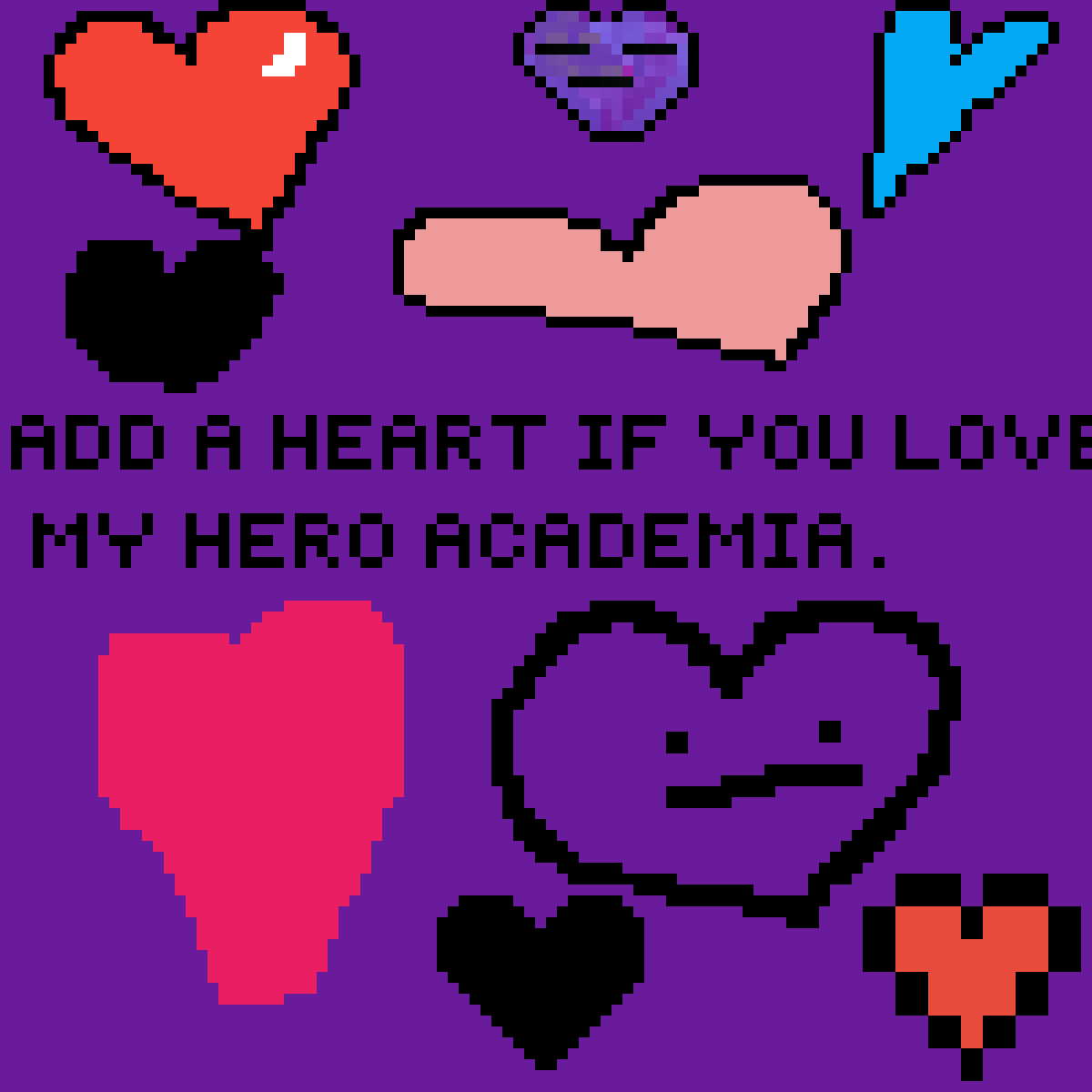 Editing MHA - Free online pixel art drawing tool - Pixilart