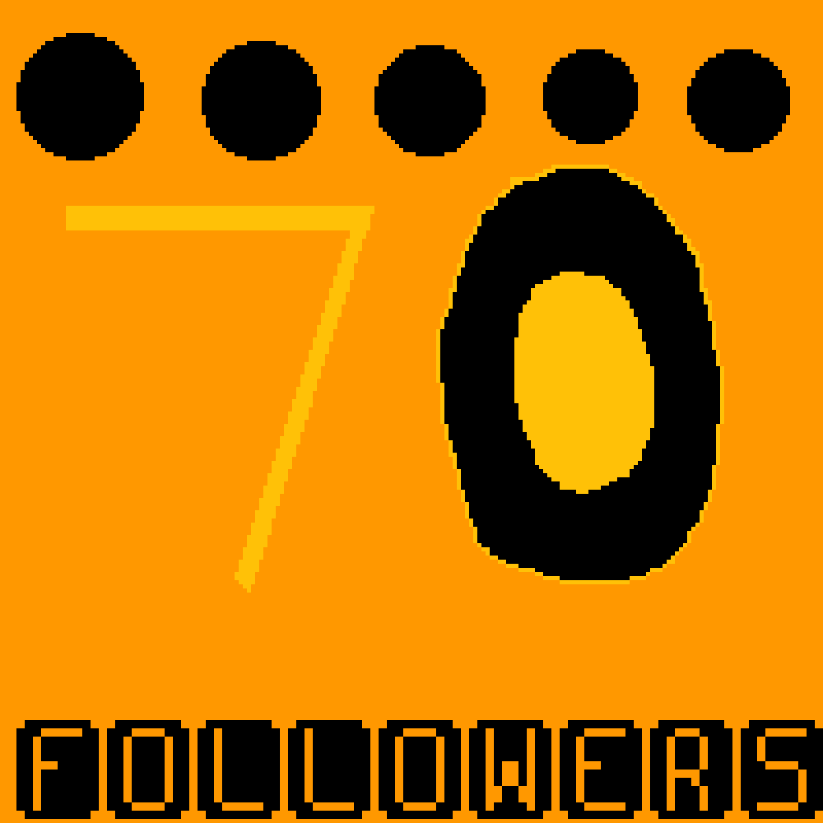 Pixilart - 70 FOLLOWERS by TherealqueenN
