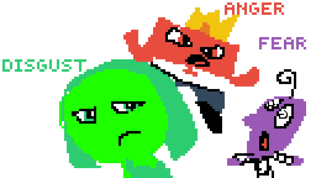 Pixilart - Disgust anger and Fear by mulipurtmaster