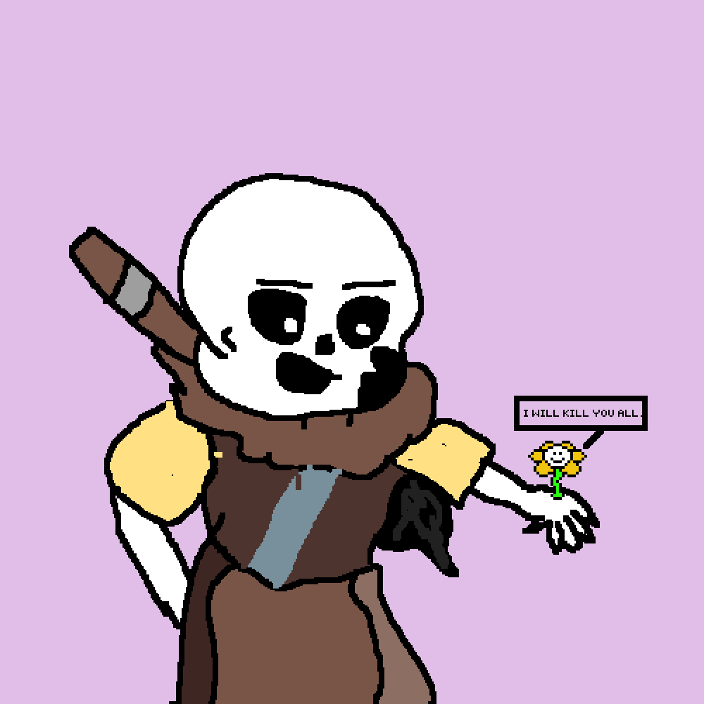 Pixilart - Ink sans by SixBurger