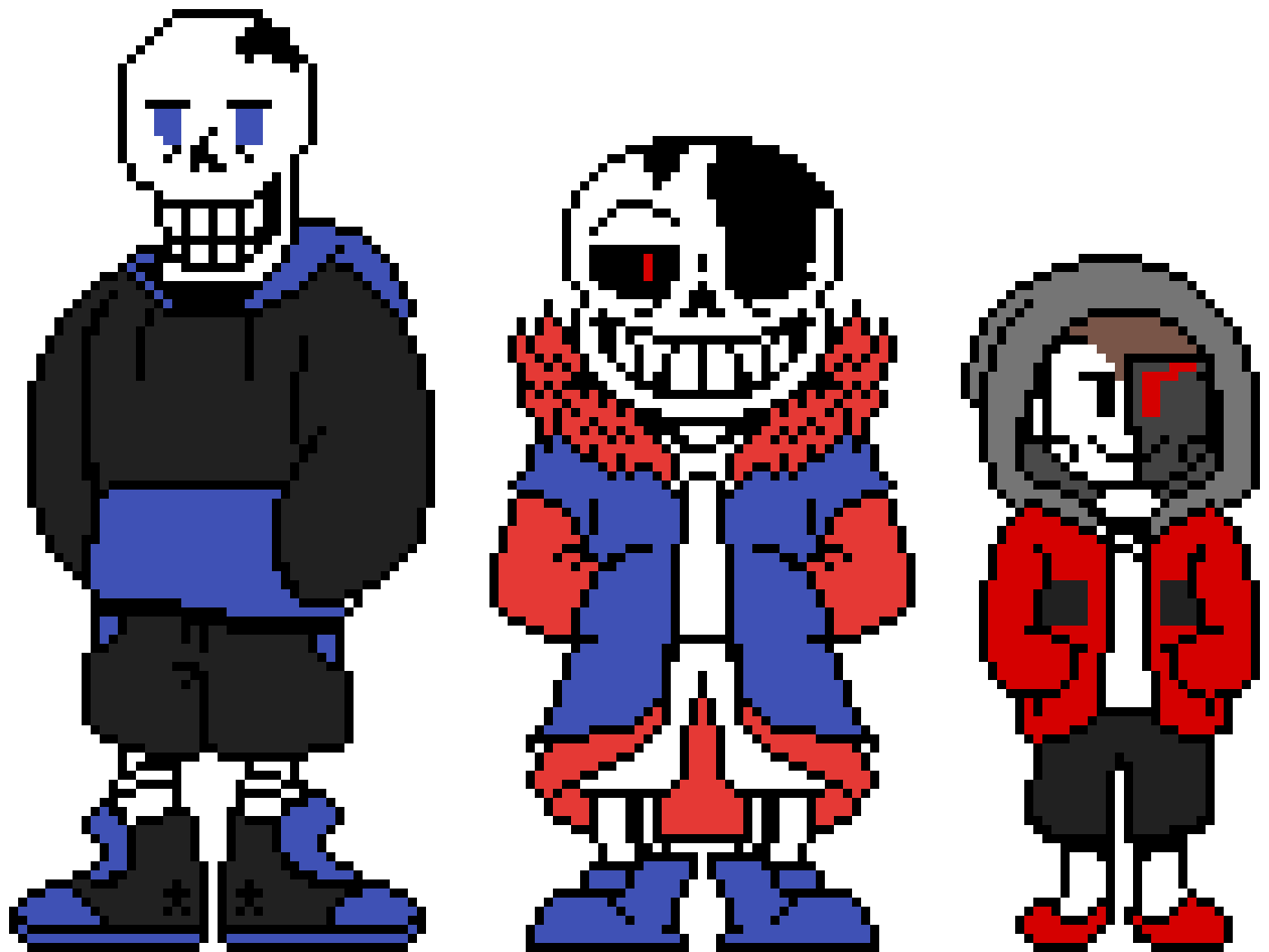 Editing BadTale Bad Time Trio - Free online pixel art drawing tool ...