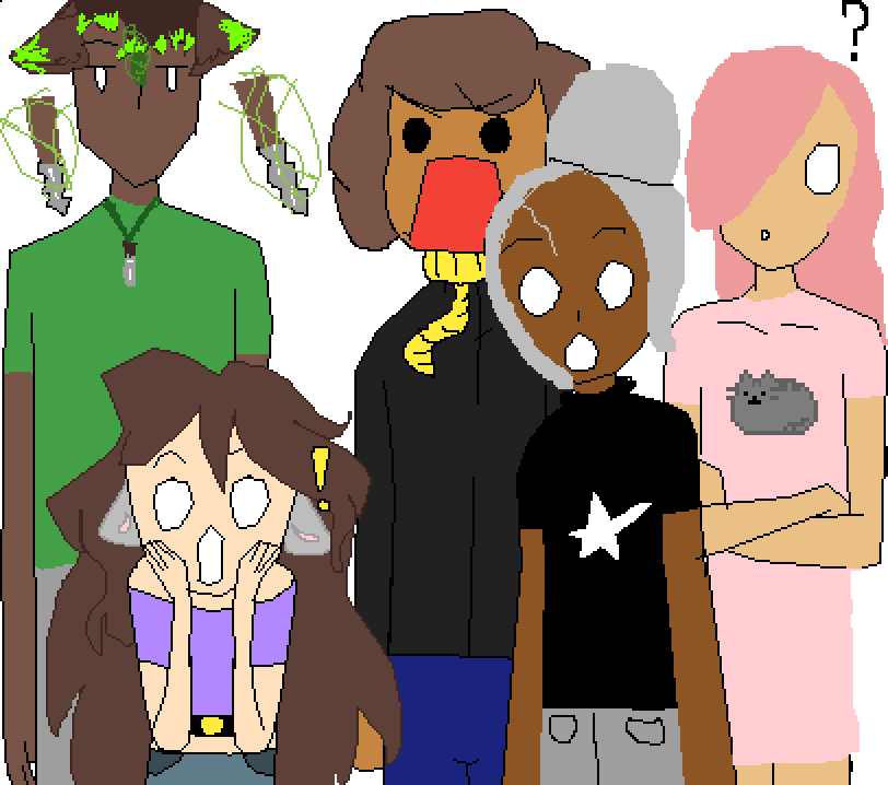 Pixilart - WHHAAAAT!?! || COLLAB || by FlamingoesrHawt