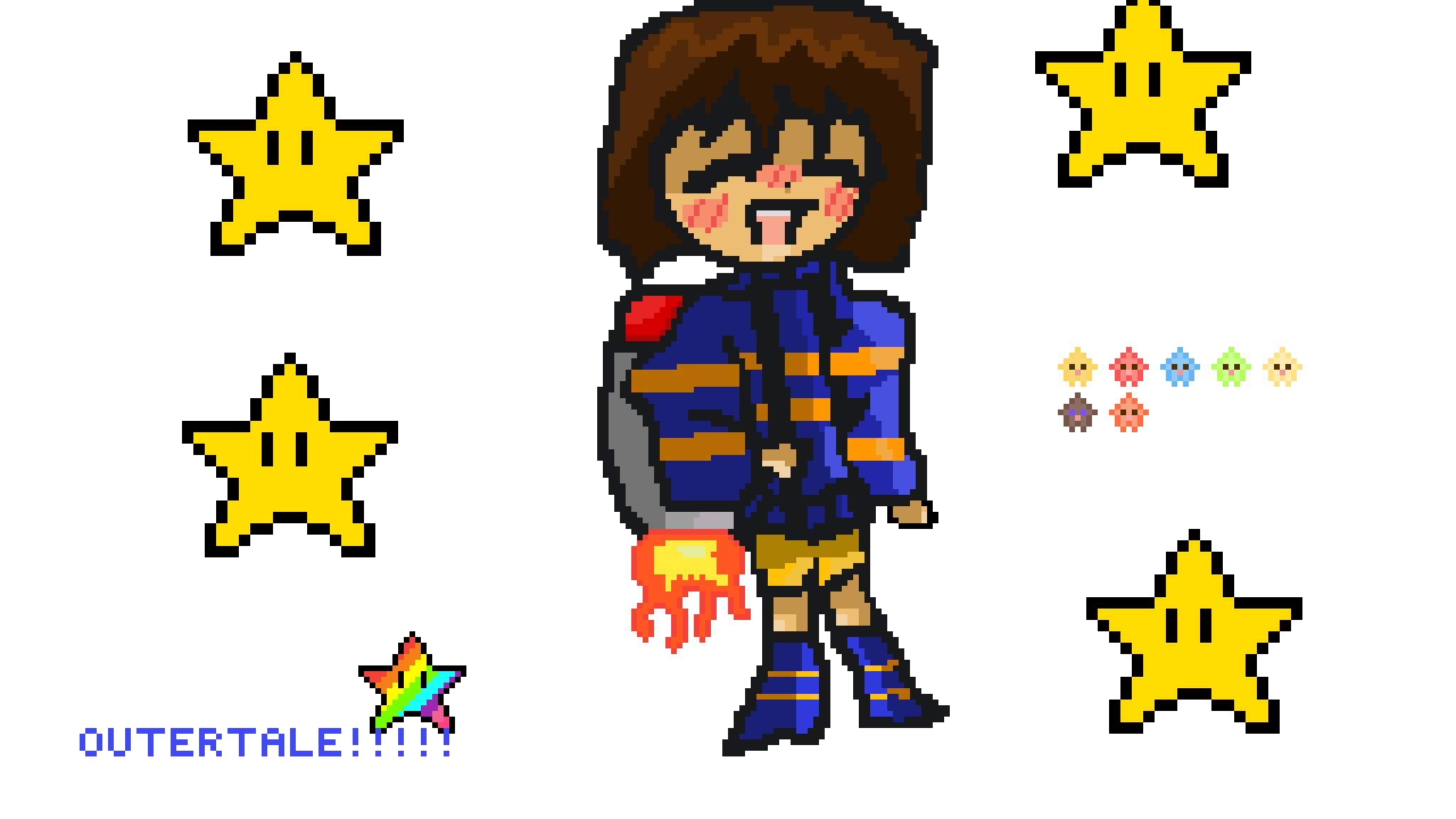 Pixilart - outertale frisk UWU by inhale