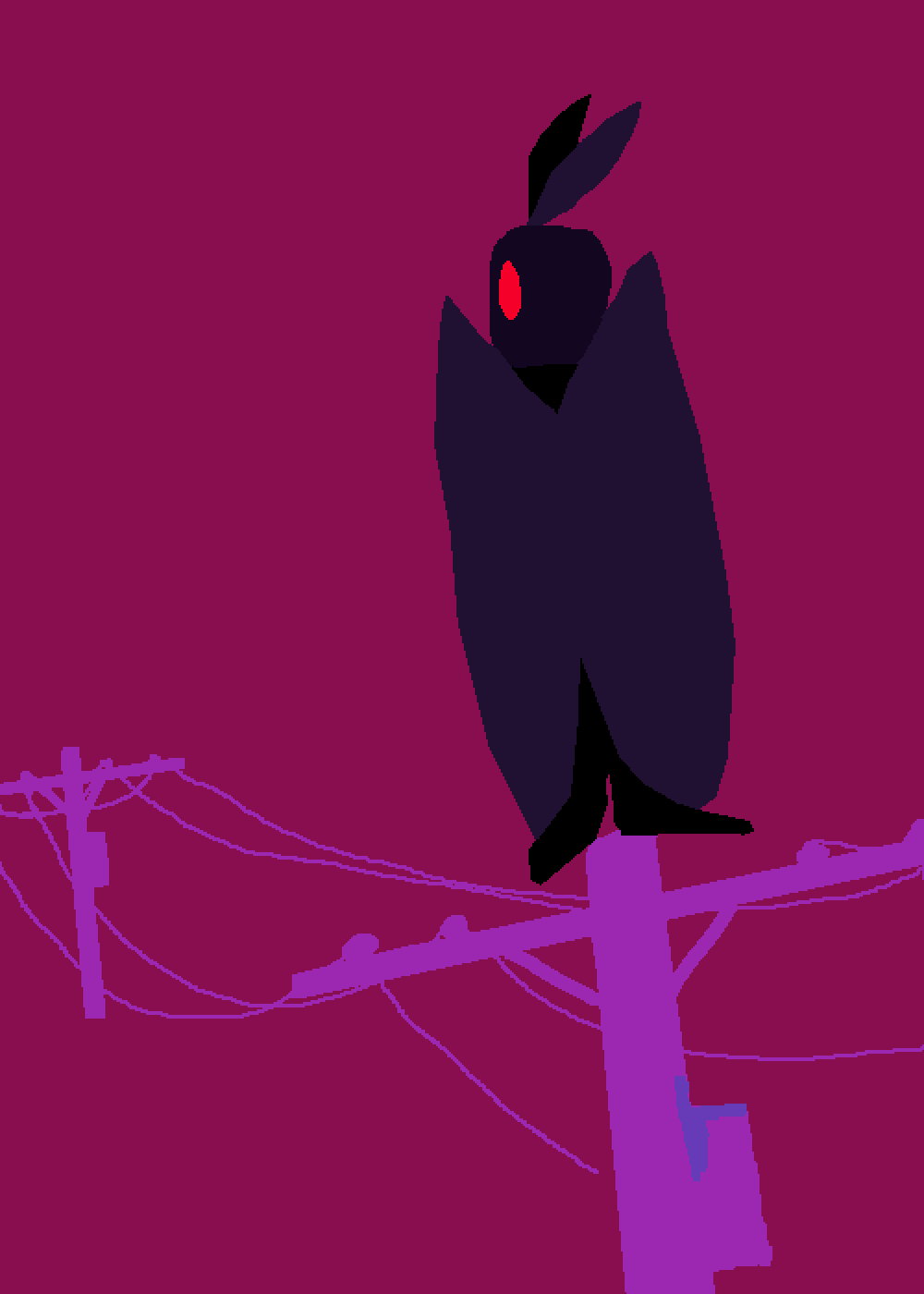 Pixilart - Mothman by KatTheWack