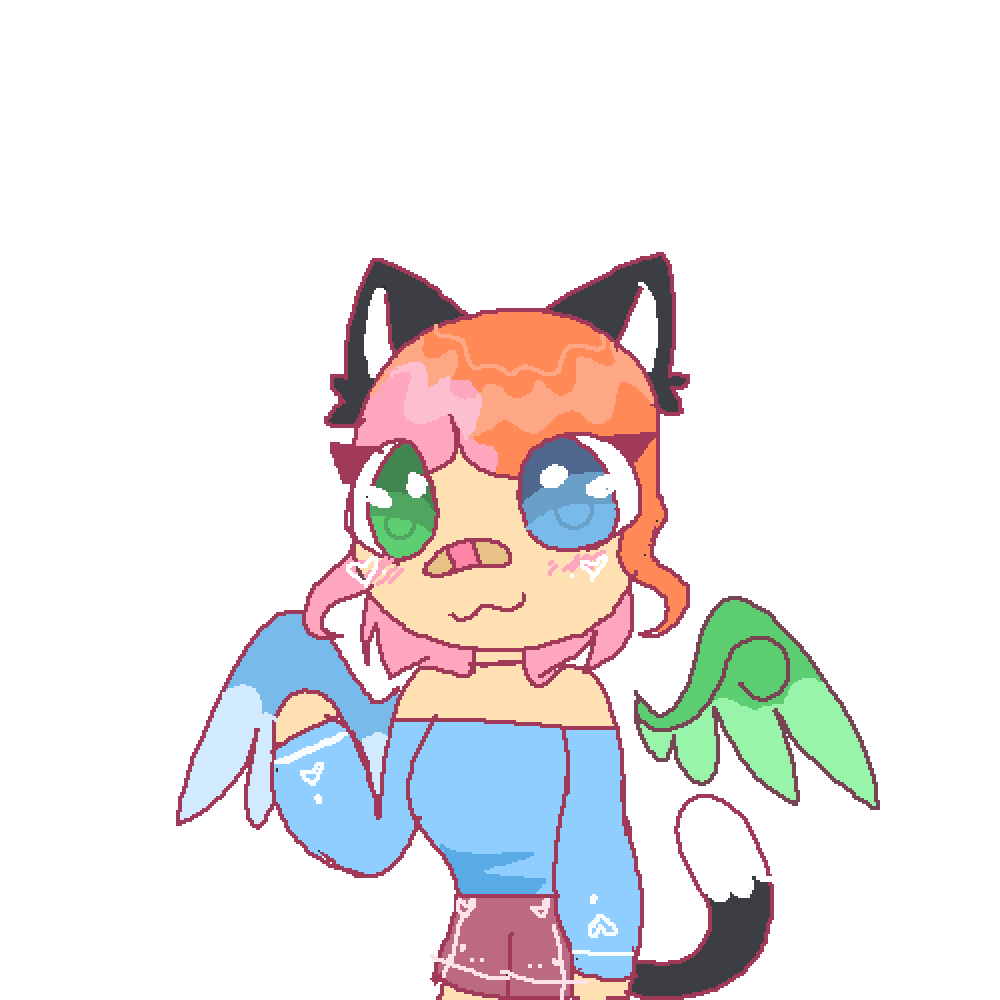 Pixilart - New oc in past Me s style by Astrowaffle