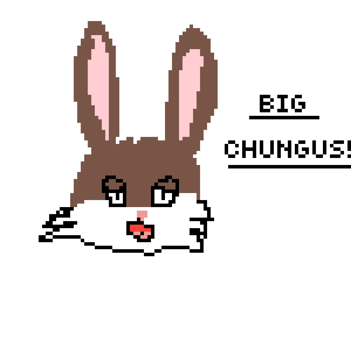 Pixilart - BIG CHUNGUS by truddybombi
