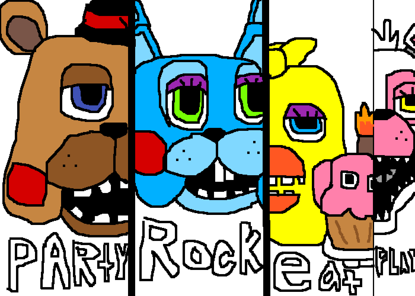 Pixilart - fnaf 2 poster by freddy47