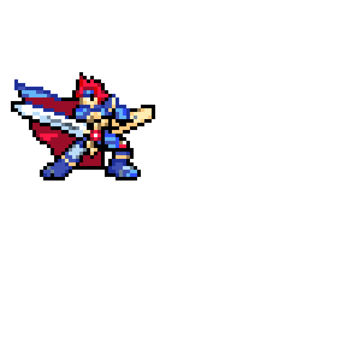 Editing Pixel Roy From Fire Emblem The Binding Blade - Free online ...