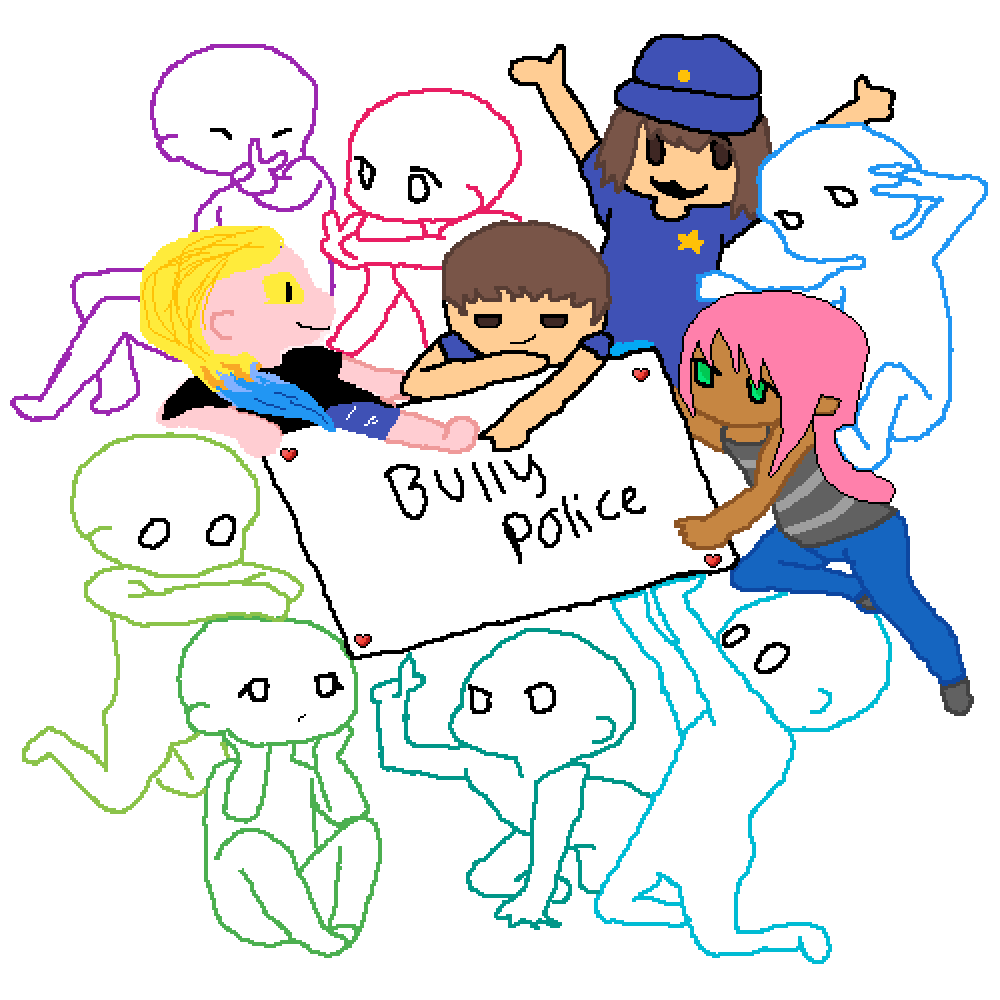 Editing Bully Police - Free online pixel art drawing tool - Pixilart