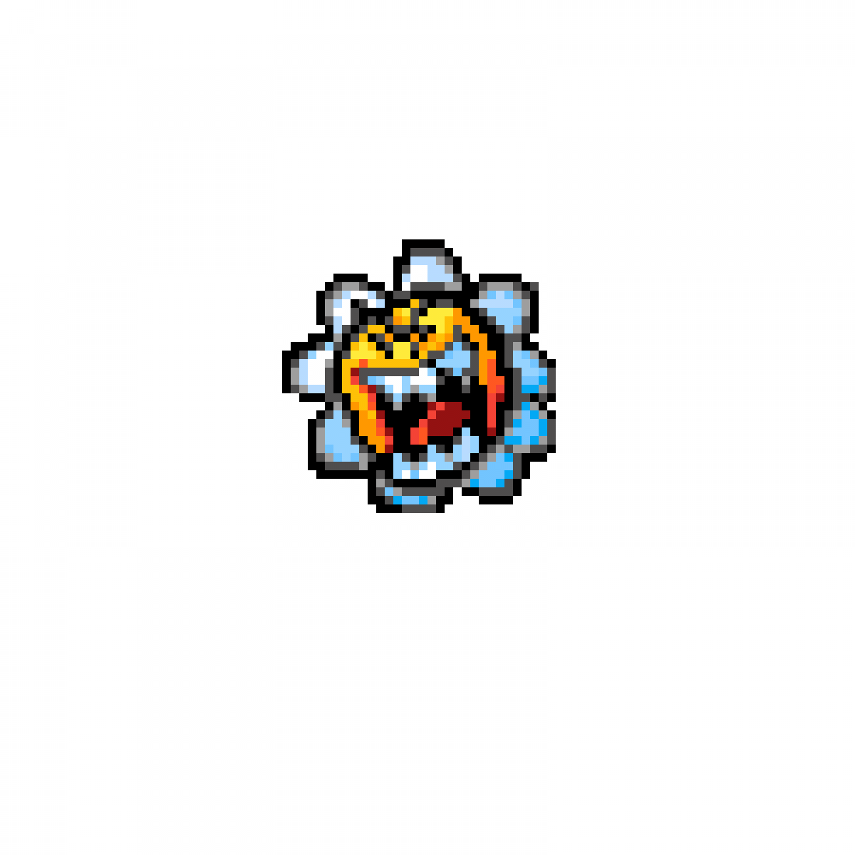 Pixilart - Yoshi's Island fake flower enemy by SilverAg