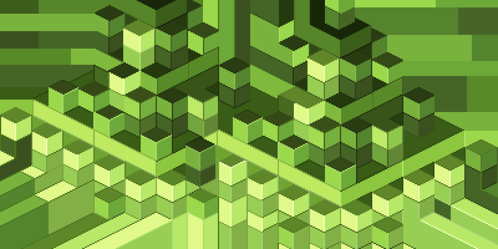 Pixilart - Blocks Green by R2DJ