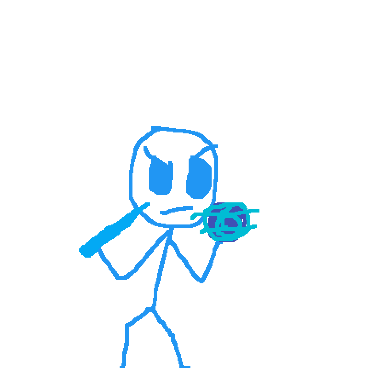 Pixilart - Water Stickman by calvinmatters23