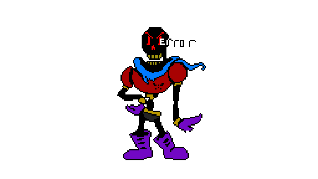 Pixilart - error papyrus by LolbitLogan