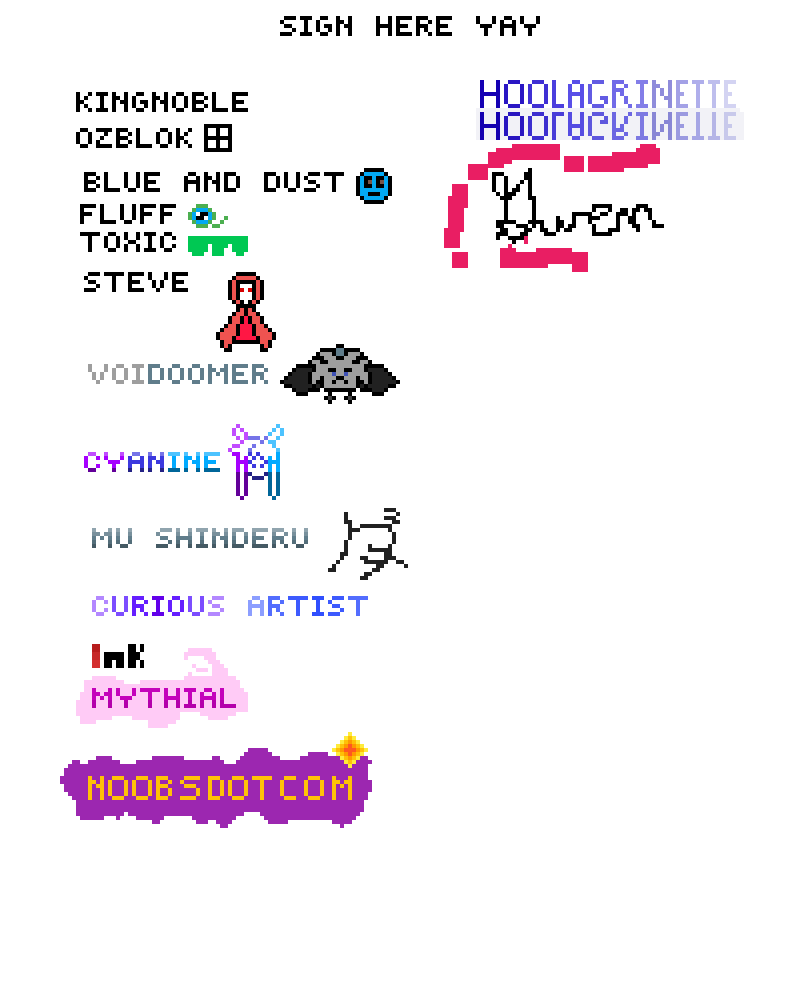 Editing Sign your name - Free online pixel art drawing tool - Pixilart