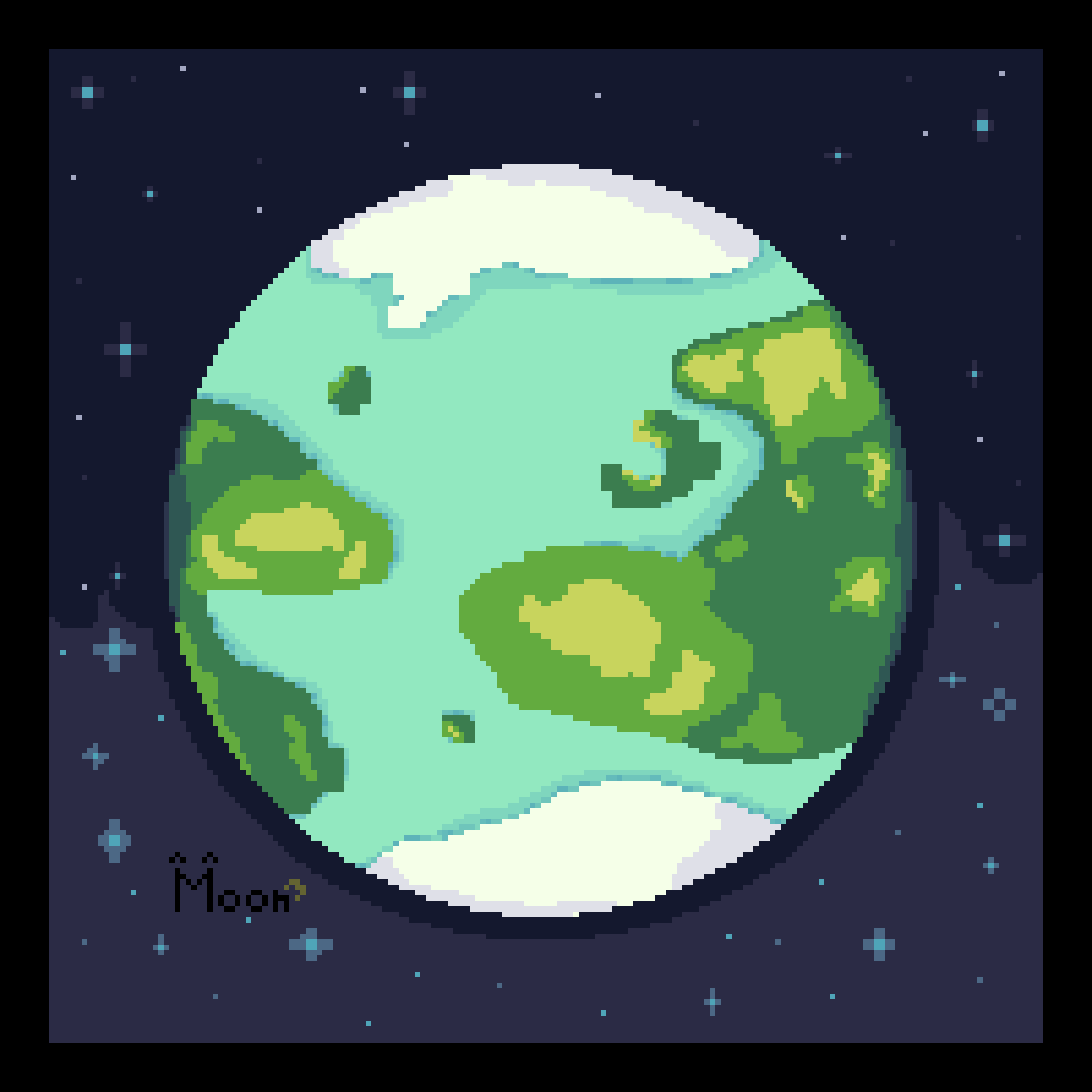 Pixilart - Earth by MoonShadow13
