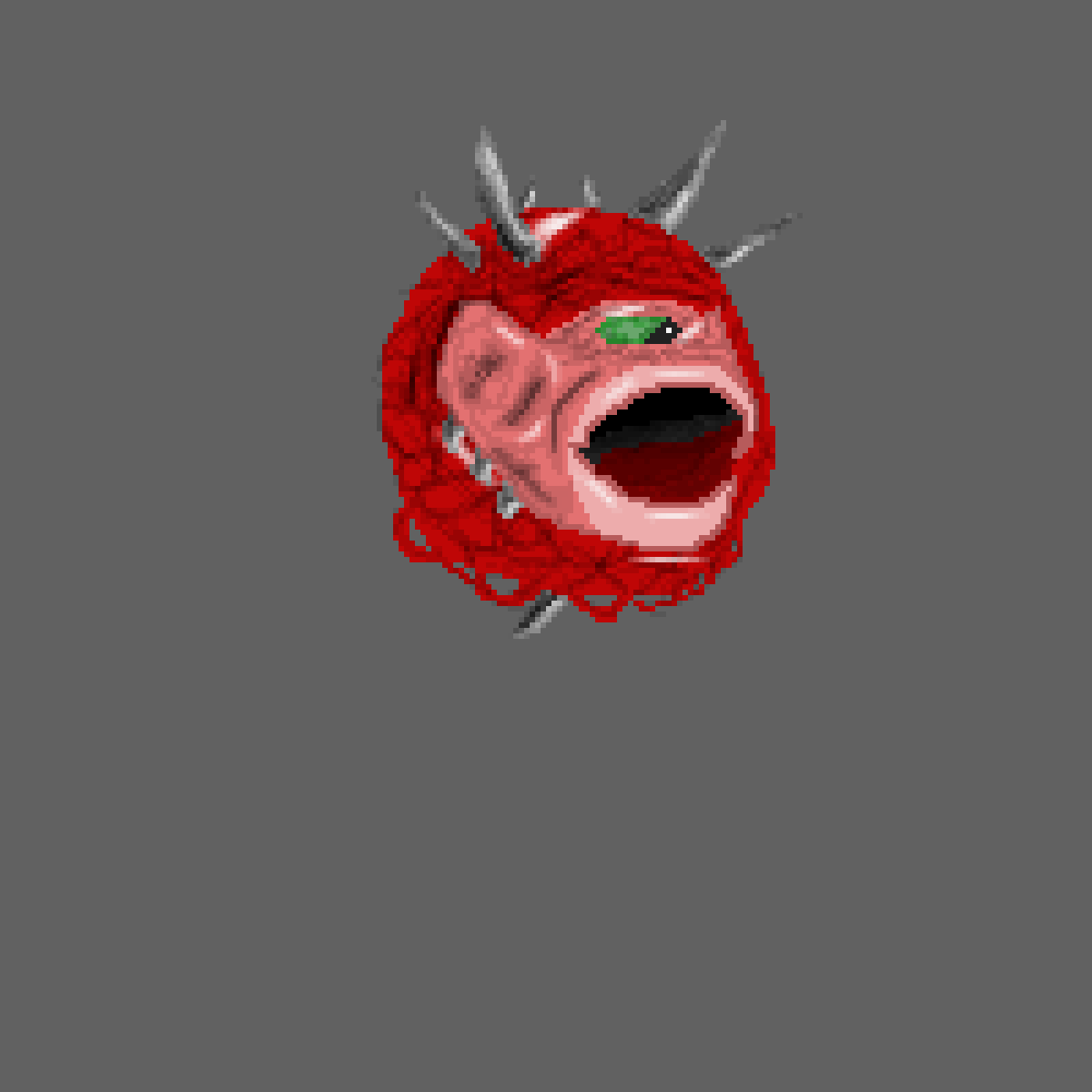 Pixilart - cacodemon poggers by UwU-gamr-69