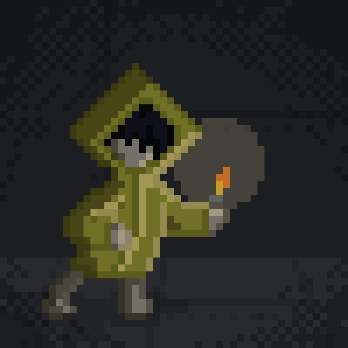 Pixilart - Six (Little Nightmares) Icon by TheEnderDraco