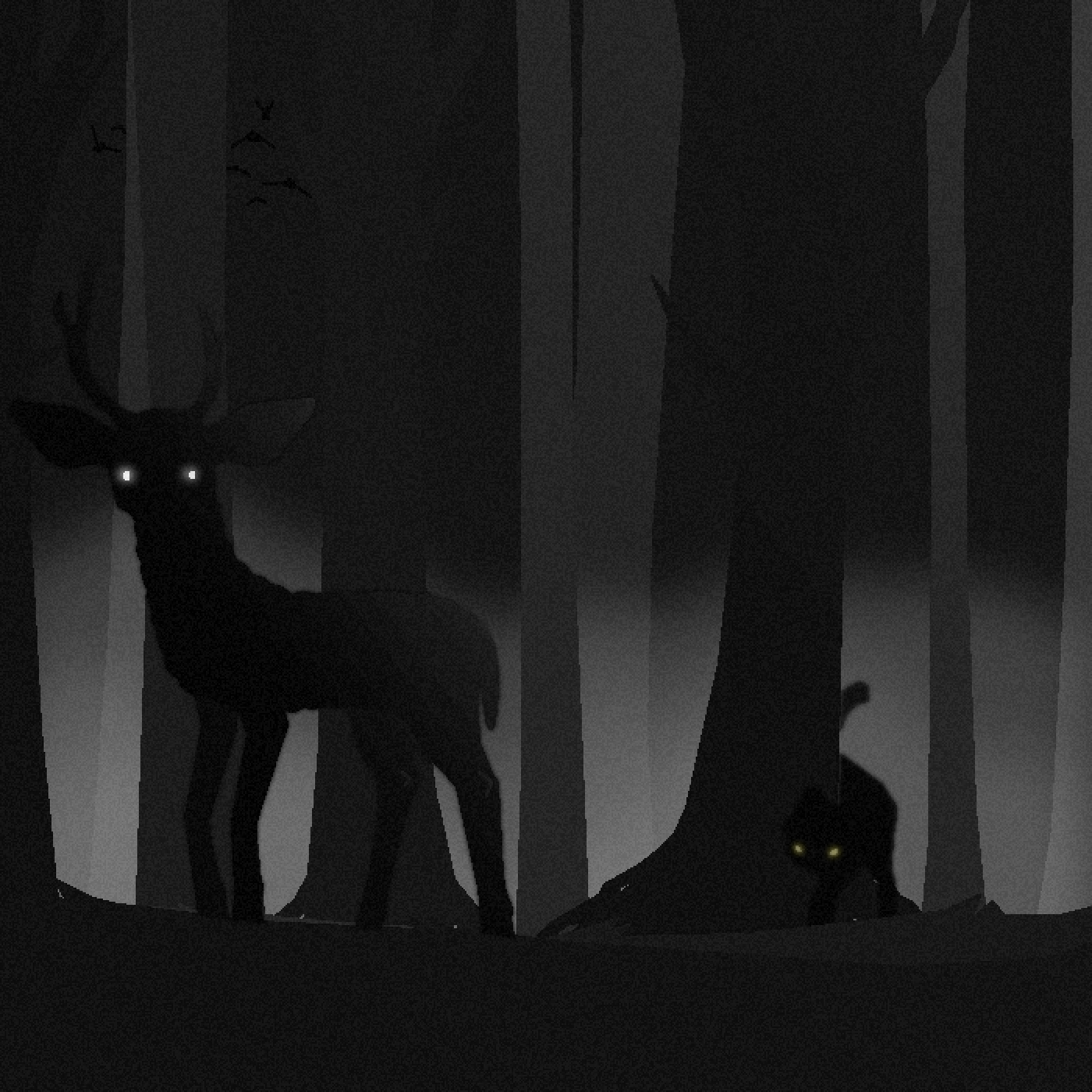 Pixilart - Barren Forest Redraw by Holographicc