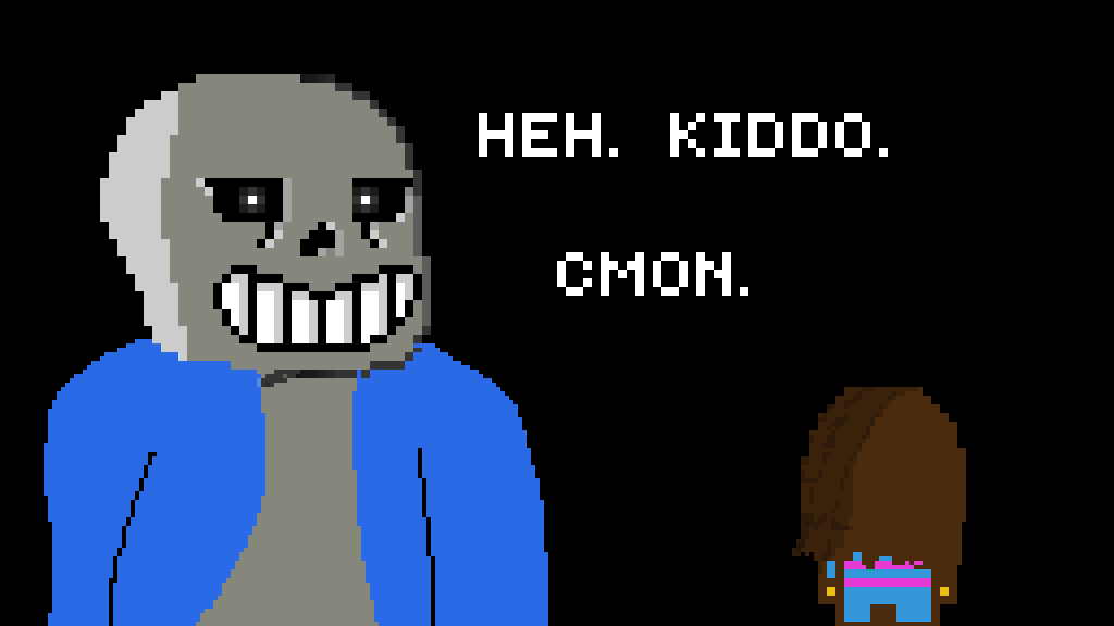 Editing Sans X frisk (april fools) - Free online pixel art drawing tool ...