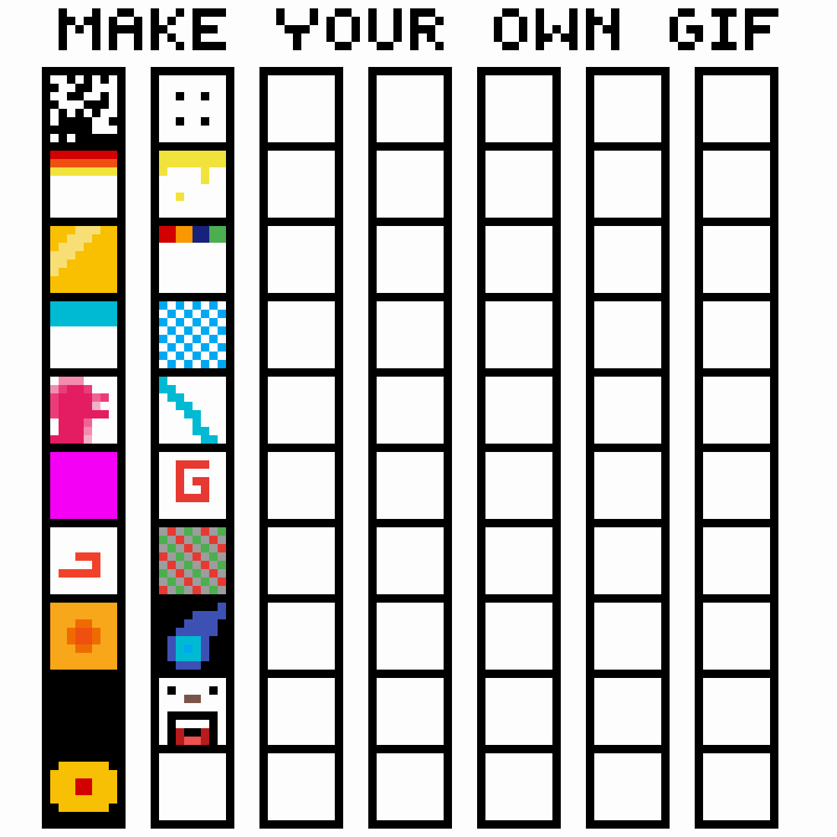 Editing Add a GIF - Free online pixel art drawing tool - Pixilart