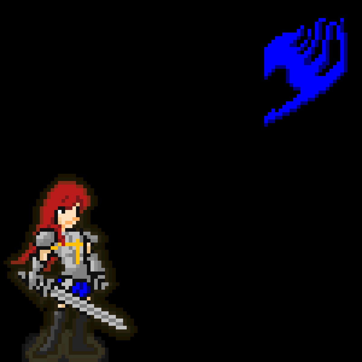 Pixilart - Erza fairy tail by zing123