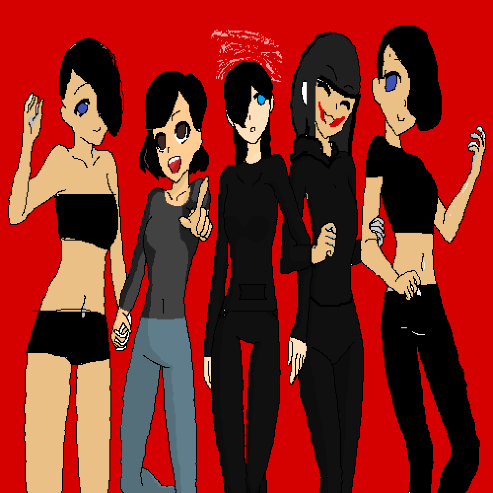 Editing black gang - Free online pixel art drawing tool - Pixilart