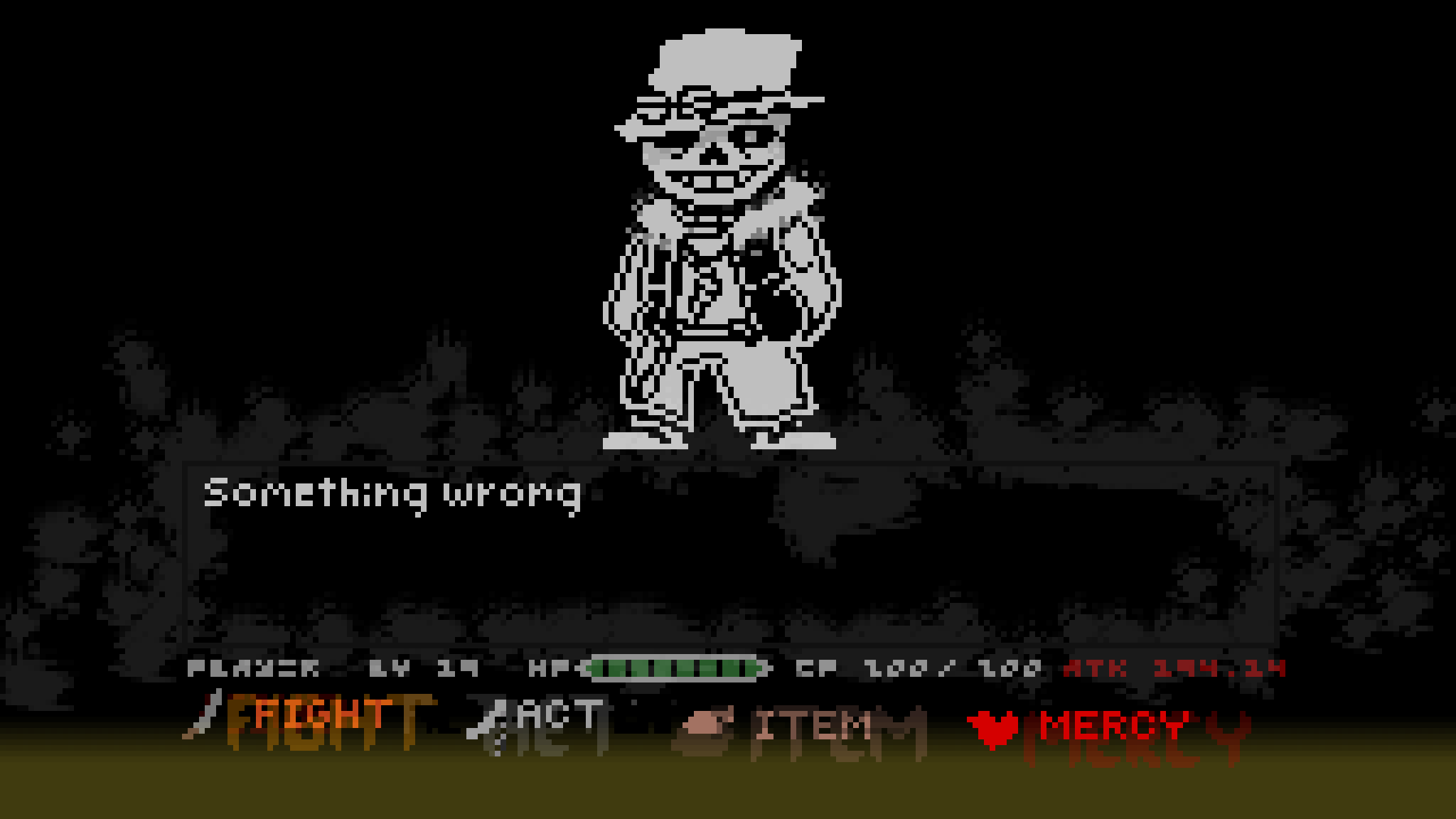 Pixilart - moderntale sans by baeguri