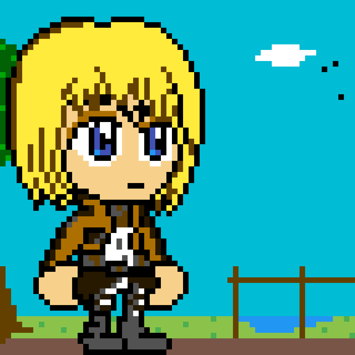 Pixilart - Armin attack on titan by yemos