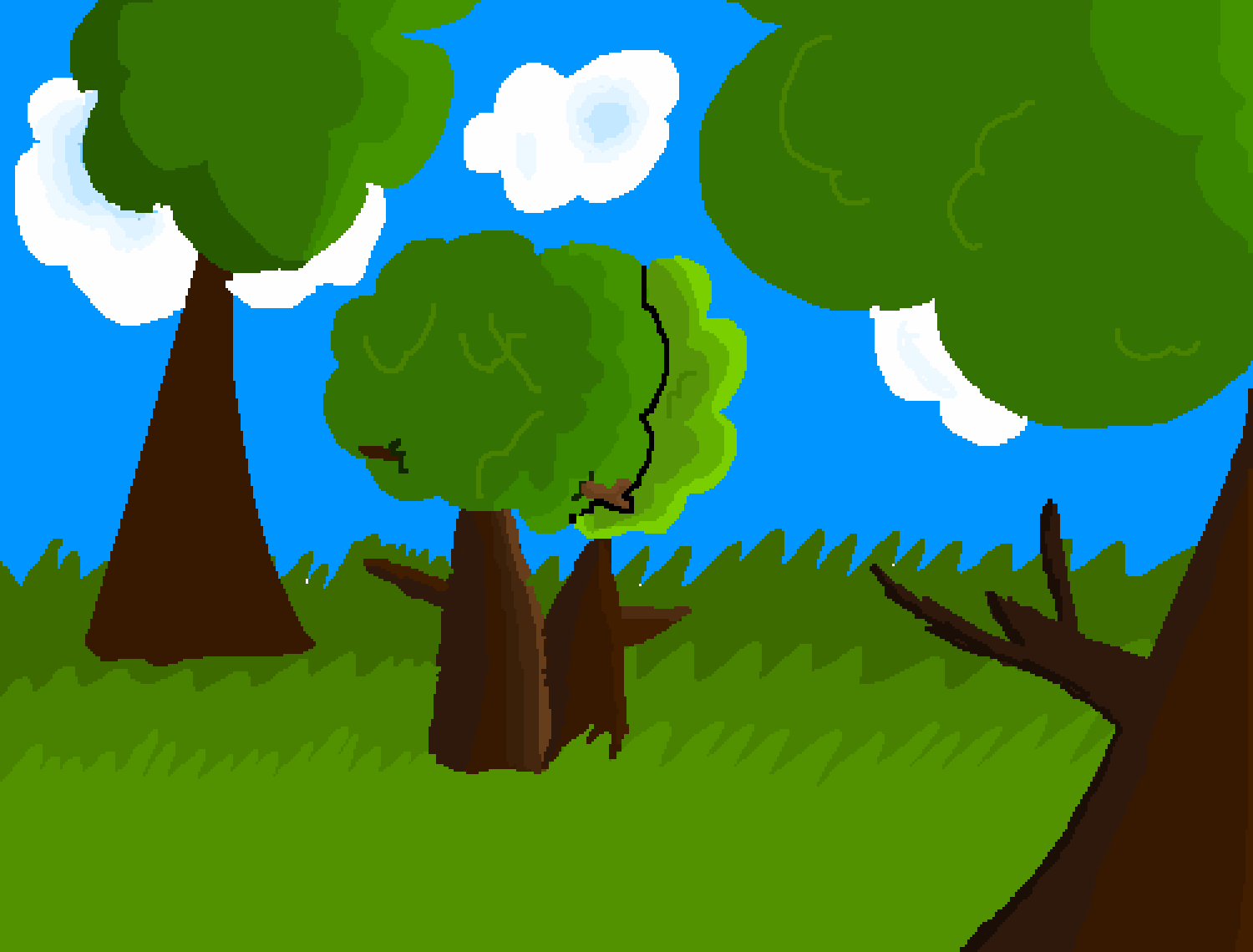 Pixilart - Forest by BestMinecraft