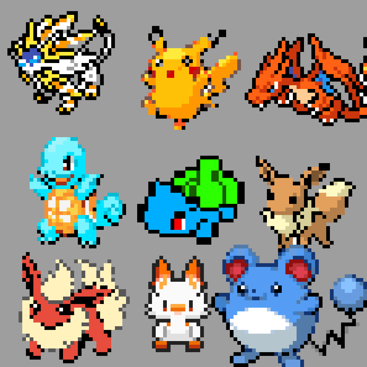 Pixilart - Pokemon by Uijin